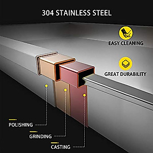 VEVOR Commercial Rolled Ice Cream Machine, Stir-Fried Ice Cream Roll Machine with Single Square Pan, Stainless Steel Stir-Fried Ice Cream Roll Maker, Yogurt Cream Machine for Bars Cafés Dessert Shops