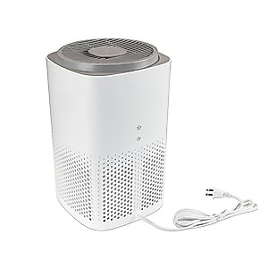 Simply Conserve Energy Star Tabletop Air Purifier for Home Cleans 6,960 ft3 per hour, True HEPA - 13 Filter, in White with Energy Saving Controls