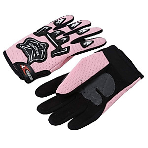 SLMOTO Dot Youth Kids Helmet Motocross Offroad Street Helmet Motorcycle Helmet Dirt Bike Motocross ATV Pink Butterfly Design Helmet+Goggles+Gloves