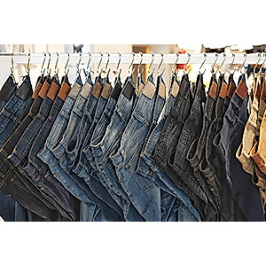 S Hooks for Hanging, Stainless Steel S Hooks, S Shaped Heavy Duty Hanging Hanger Closet Hooks for Jeans, Kitchen, Bathroom, Plants, 10 Pack, 4.3"