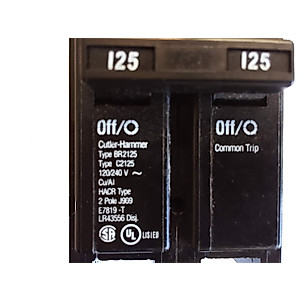 BR2125 - Cutler Hammer Circuit Breakers