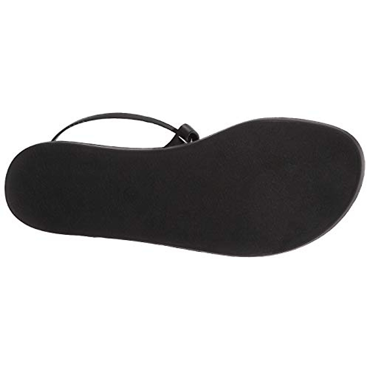 Amazon Essentials Women's Strappy Footbed Sandal, Black, 7.5