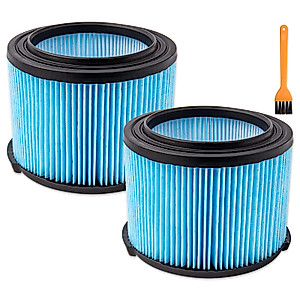VF3500 Replacement Filter for Ridgid Shop Vac Filter VF3500, 3-Layer Replacement Filter for Ridgid VF3500 3-4.5 Gallon Portable Vacuums WD3050, WD4070, WD4080, WD4522, 4000RV, 4500RV(2 Pack)