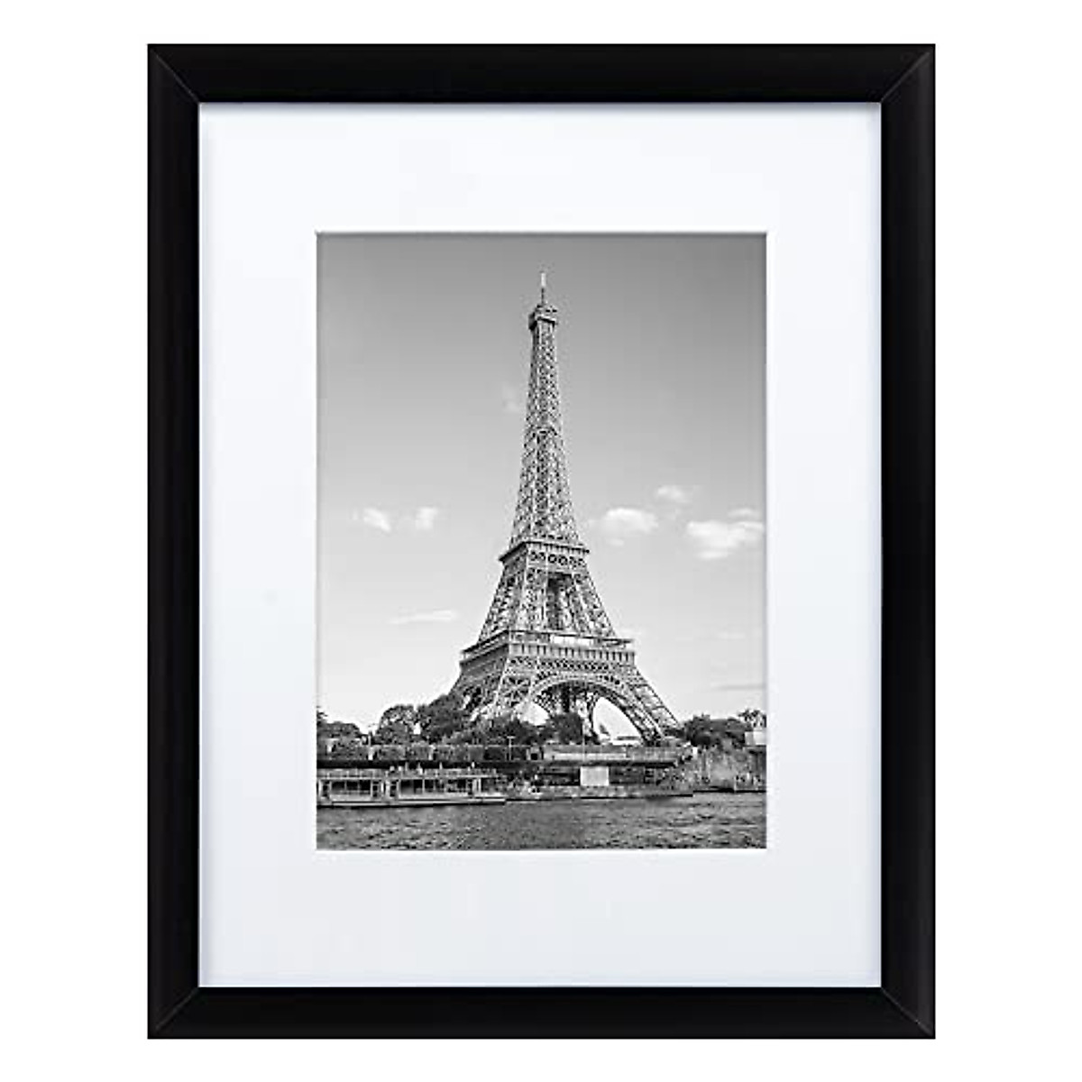 upsimples 15" Clear Acrylic Shelves Set of 4 Bundle with 1 Pack 8.5x11 Picture Frame