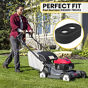 4PC Air Filter Fits 593260 798452 Series Mower Filter Element, HONSNKS Mower Air Filter Replacement for 550E 550EX 500EX 625EX 675EXI