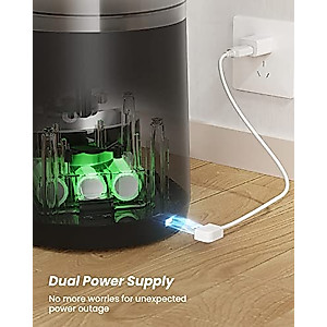 Petiigo Automatic Cat Feeder, 4L Timed BPA Free Cat Feeder Clog-Free Design for Pet Dry Food with Stainless Steel Bowl, Twist Lock Lid&Voice Recorder, Programmable Control 1-5 Meals Day for Cats/Dogs