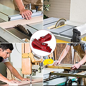 Mightree Setup Block Height Gauge, Adjustable Router Setup Bars with 1/64" up to 1-1/16" Range, Table Saw Blade Height Gauge, Woodworking Setup Bars