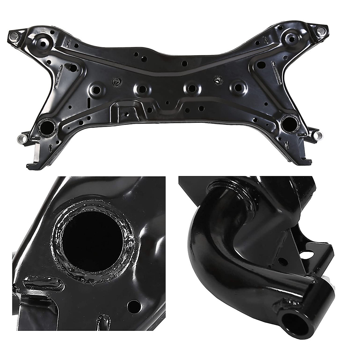 HECASA Front K-Frame Subframe Crossmember Compatible with 2007-2012 Dodge Caliber 2007-2017 Jeep Compass 2007-2017 Jeep Patriot Replacement for 68211659AA Front Suspension Crossmember Cradle