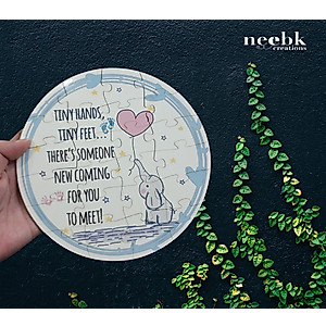 Pregnancy Announcement | Baby Announcement | Pregnancy Reveal Puzzle Keepsake For Husband, To Be Grandparents, Uncles, Aunts - Great Idea For Pregnancy Reveal