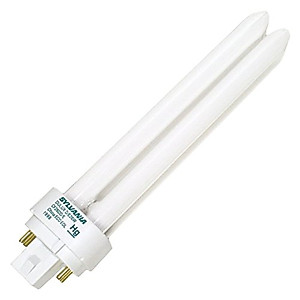 (10 Pack) Sylvania 20684 CF26DD/E/827/ECO 26-Watt 2700K 4-Pin Double Tube Compact Fluorescent Lamp