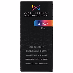 Artfinity Alcohol Inks 3 Pack - Vibrant, Professional, Dye-Based Alcohol Inks for Artfinity Alcohol Markers, Artists, Drawing, & More! - Mocha Light E1-3