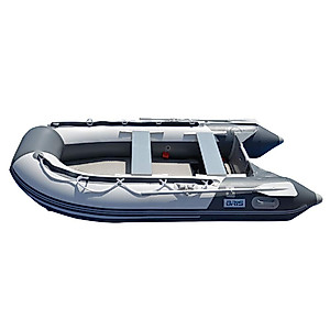 BRIS 10.8 ft Inflatable Boat Inflatable Dinghy Yacht Tender Raft with Air-Deck Floor