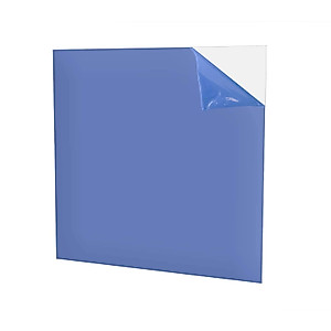 Acrylic Clear Plexiglass Cast Sheet 1/4" x 24" x 24" Nominal