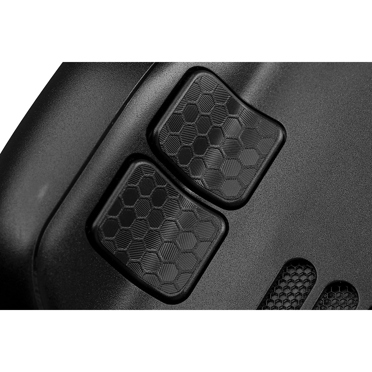 TouchProtect Front & Back Set for Steam Deck - Front trackpads and back button TouchProtect included. (Hex Black)