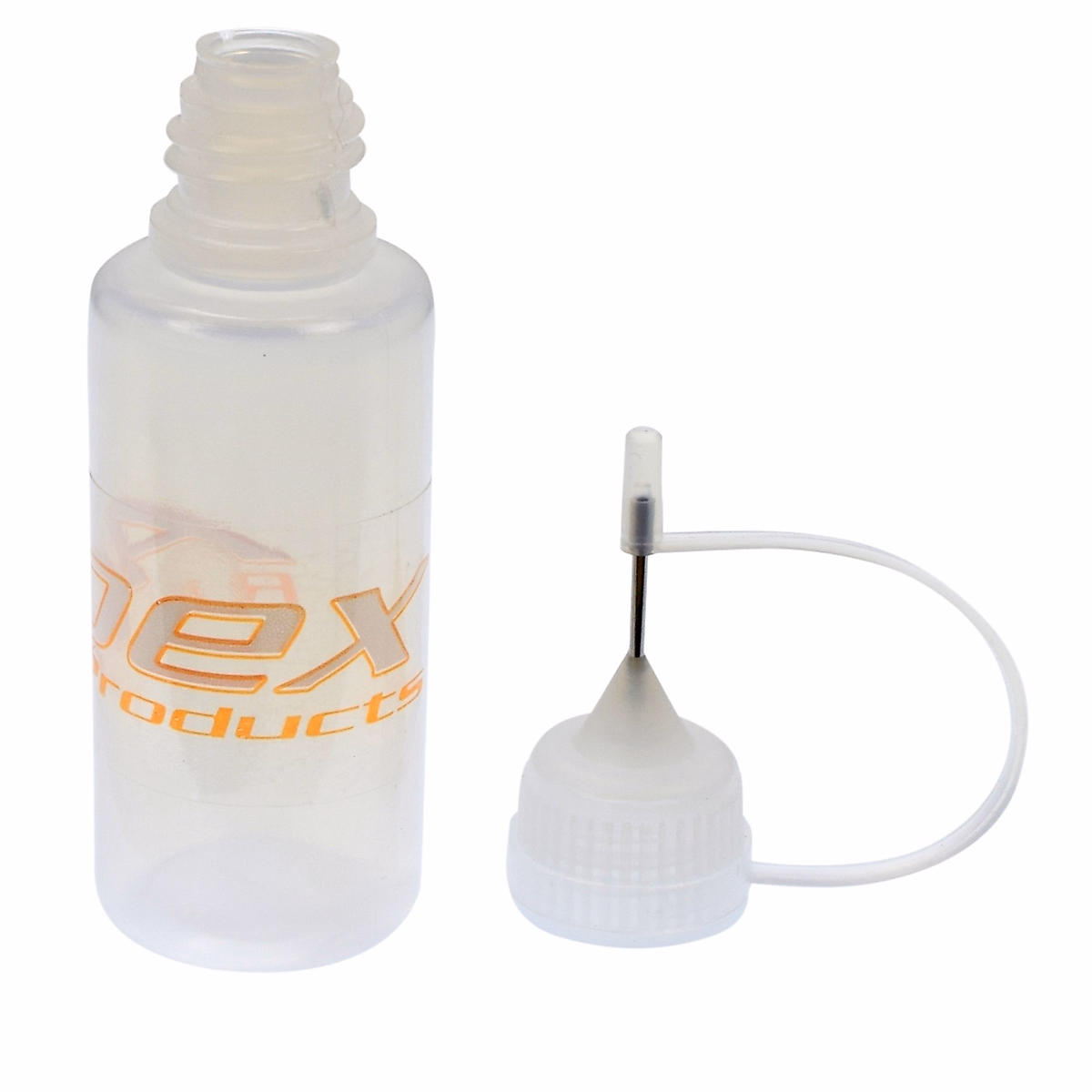 Apex RC Products 15ml / .5oz Oil/Fluid Dropper Plastic Bottle W/Needle Tip - 5 Pack #2102