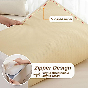 YWAMZDZ Custom Window Seat Cushions Indoor, Circle Fleece Bay Window Cushion, Waterproof Anti-cat Scratch Bench Cushions for Indoor Furniture, Custom Bench Cushions with Non Slip Bottom