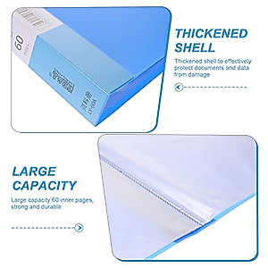 NUOBESTY Plastic Folders Filling Writing Size Home Holder Organizing File Accordion Materials Expanding Board Clip Folders Organizers Documents Files Folder Protectors Bag Cover Exam