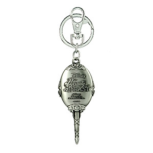 Disney Beauty & The Beast Magic Mirror Pewter Key Ring Key Accessory