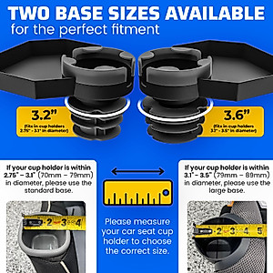 Kids Travel Tray – Car Seat and Car Cup Holder Tray - Tray for Snacks, Entertainment, Toys – Includes Cup Holder – Fits Most Car Seats