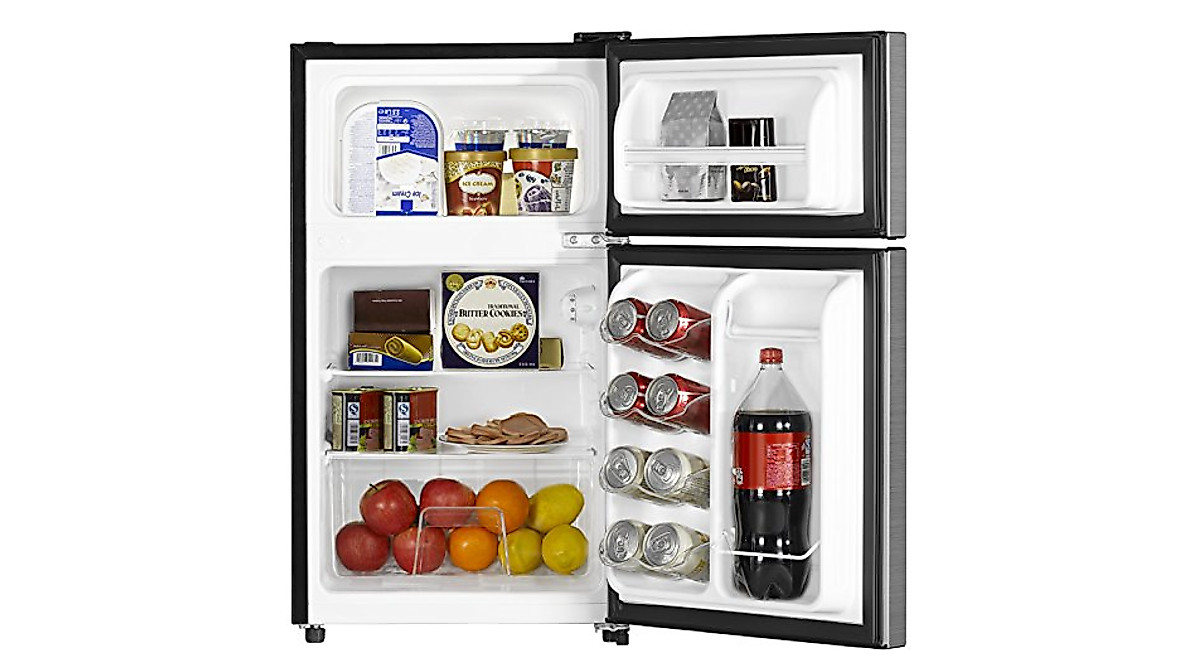Hisense 3.3 cu.ft Compact Refrigerator w/Freezer - Stainless