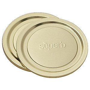 Superb Wide Mouth Mason Jar Canning Lids – Made in the USA (2 Boxes - 12 Lids Each)