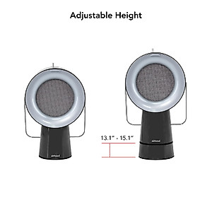 airhood Base Boost | Elevate the Height of Your Portable Kitchen Exhaust Fan | Ideal for Indoor Cooking Updraft (Space Black)