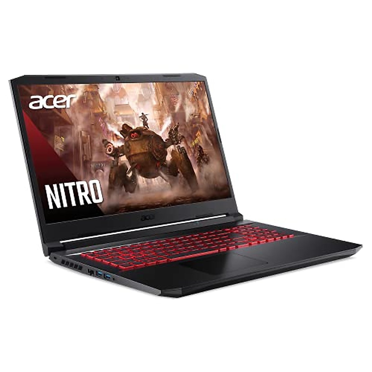 Acer Nitro 5 AN517-41-R7EY Gaming Laptop, AMD Ryzen 5 5600H Hexa-Core Processor | NVIDIA GeForce GTX 1650 | 17.3" FHD IPS Display | 8GB DDR4 | 512GB NVMe SSD | WiFi 6 | Backlit Keyboard