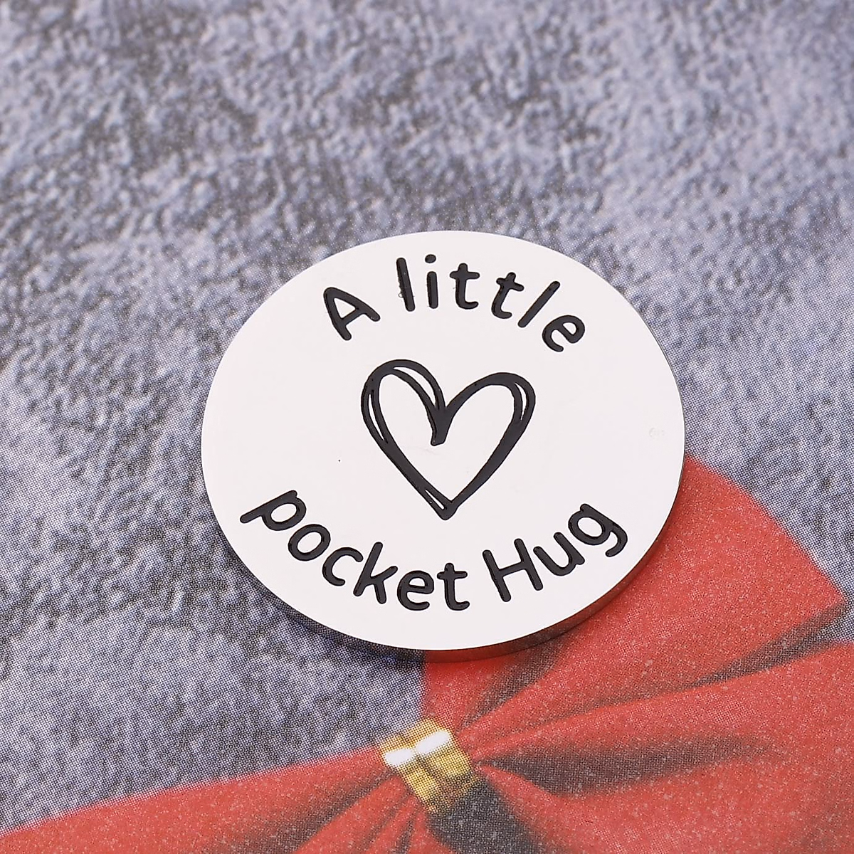 DINLUNED Christian pocket hug token Bible Verse Coin Inspirational Cross Religious Jewelry Catholic Christian Baptism Gift Religious Gifts (Philippians 4:6.)