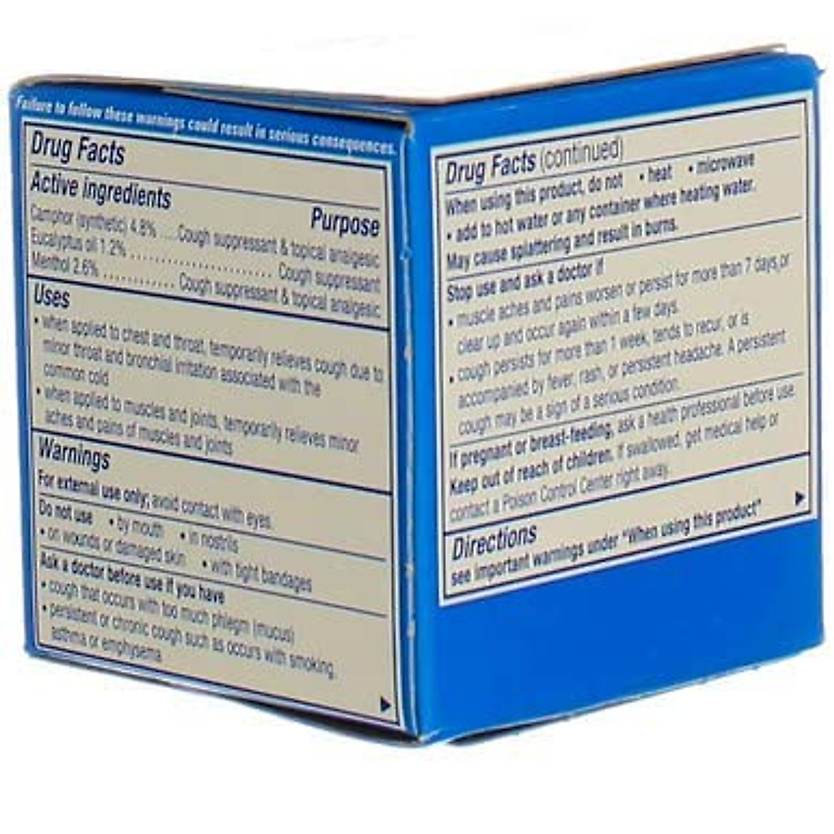 Vicks Vaporub Ointment, 1.76 Oz by Vicks (Pack of 2)