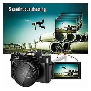 DYOSEN Digital Camera 48mp 4K Vlog Digital Camera, Suitable for, 30fps, Wi Fi, 16xzoom, Camera, Recording, Digital Camera Photography