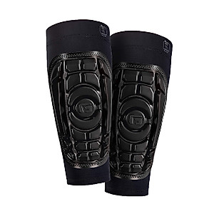 G-Form Youth Pro-S Compact Soccer Shin Guards - Football Shin Guards - Black, Youth S/M