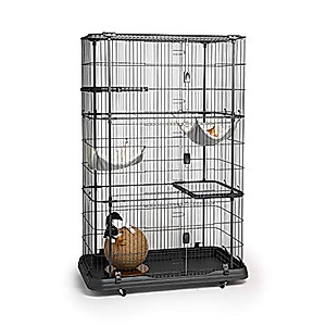 Prevue Pet Products Premium/Deluxe Cat Home, Black