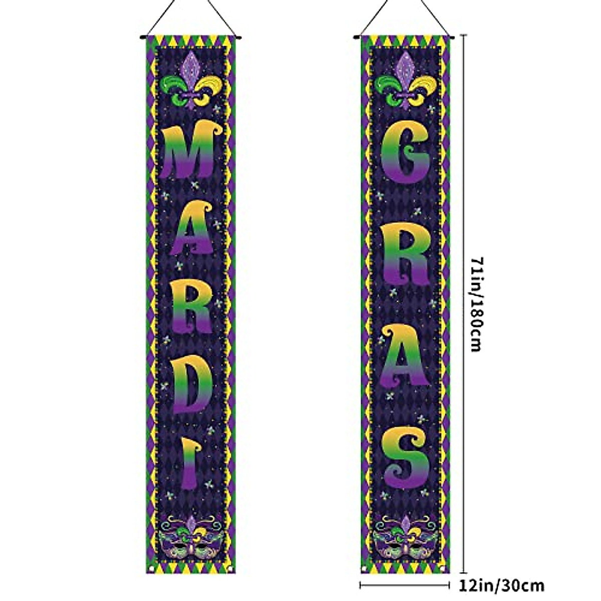 Mardi Gras Decorations New Orleans Brazi Carnival Font Porch Welcome Sign Fat Tuesday Masquerade Party Mardi Gras Decor and Supplies for Home Party
