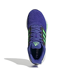adidas EQ21 Unisex Running Shoes - Ultimate Comfort, Breathable Upper, Lightweight Cushioning for Enhanced Performance (Royal Blue/Green, US Footwear Size System, Adult, Men, Numeric, Medium, 10.5)