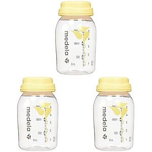 Medela Breast Milk Collection and Storage Bottles, 6 Pack, 5 Ounce Breastmilk Container, Compatible with Medela Breast Pumps and Made Without BPA (Pack of 3)