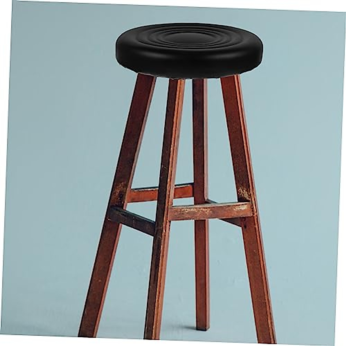 Homoyoyo 2pcs Round Stool Noodles Stainless Steel Seats Chair Round Stool Seat Replacement Canteen Stool Seat Bar Chair Supply Stool Chair Cover Counter Stool Seats Leather Kit Sponge Part