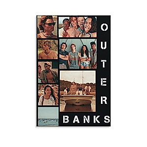 Outer Banks Movie Poster Canvas Poster Wall Art Decor Print Picture Paintings for Living Room Bedroom Decoration No Frame 12x18inch(30x45cm)