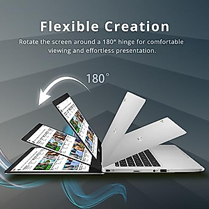 ASUS (Renewed) Chromebook C423 14" Laptop Computer for Business Student, Intel Celeron N3350 up to 2.4GHz, 4GB DDR4, 64GB eMMC, 802.11AC WiFi, Bluetooth, USB Type-C, Chrome OS