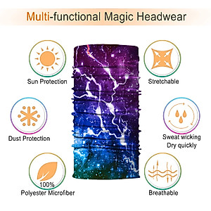 JOEYOUNG Headwear, Bandana, Neck Gaiter Head Wrap Headband Balaclava Magic Scarf