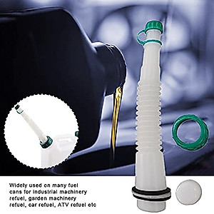 Cingc Gas Can Spout Kit Portable Fuel Container Holder Replacement Spout for Fuel Container Garden Industrial Machinery Refuel Tool