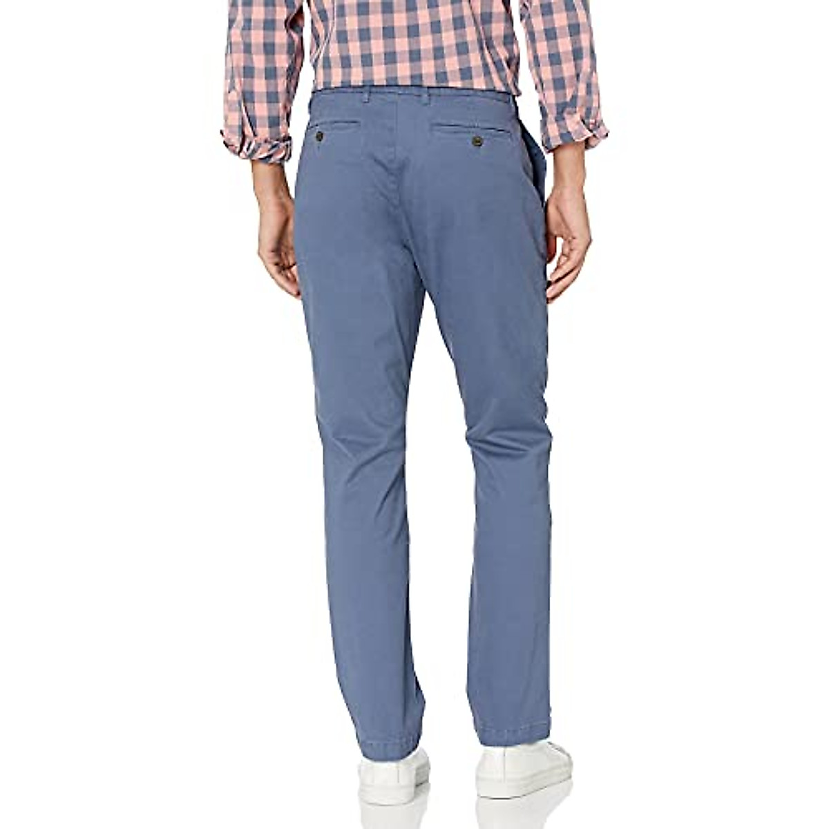 Amazon Essentials Men's Athletic-Fit Washed Comfort Stretch Chino Pant (Previously Goodthreads), Denim, 29W x 32L