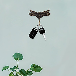 Alipis Dragonfly Clothes Hook Household Wall Hook Dragonfly Hook Storage Hanger Key Storage Hook Decorative Hook Wall Storage Hook Wall Hanging Hooks Wall Hooks for Hanging Door Back Hook
