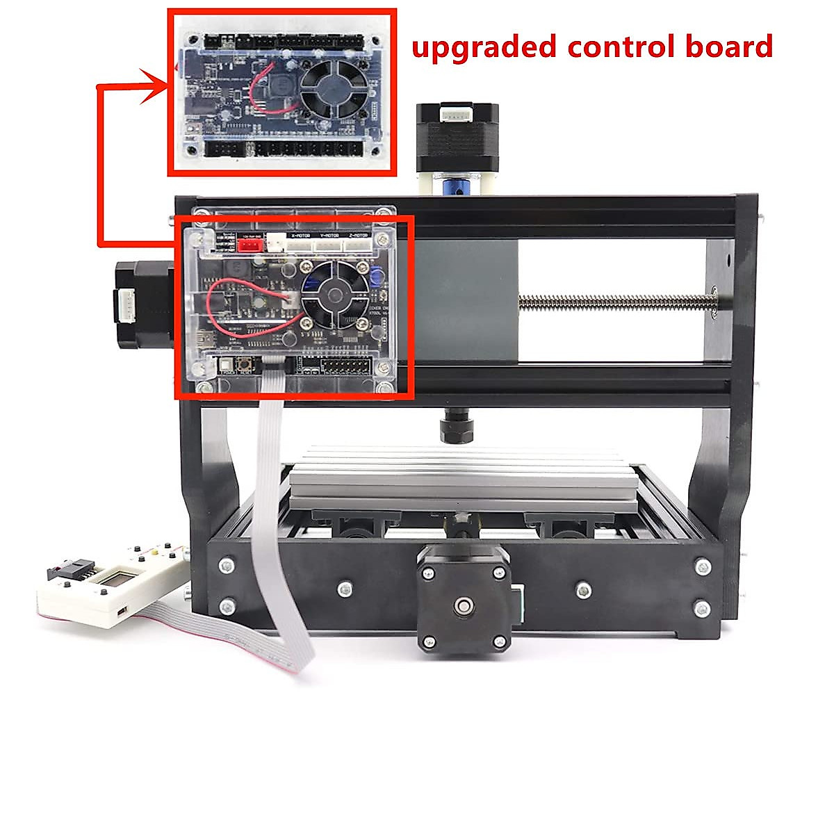 CNCTOPBAOS 1610 PRO CNC Milling Machine,with GRBL Offline Controller,3 Axis Desktop DIY Mini CNC Router Kit Engrave Carving PVC,PCB,Acrylic,Wood Cutting Engraving Machine CNC1610 Pro