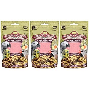 Higgins Worldly Cuisines Spice Market Bird Treat, 2 Ounces (3 Pack)