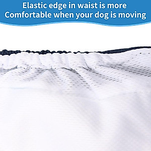 Susunyloviy Dogs Diapers Male Dog Belly Band for Small Dogs,Pack of 5 Reusable Washable Super Absorbent Small Doggie Diapers Male Puppy Belly Wrap,S