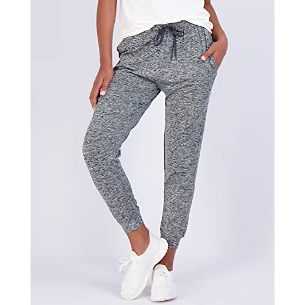 Real Essentials 3 Pack: Womens Plus Size Dry Fit Athletic Active Lounge Jogger Sweatpants Sweat Pants Teen Workout Gym Yoga Track Running Casual Pockets Soft Lightweight Exercise Just My - Set 5, 2X
