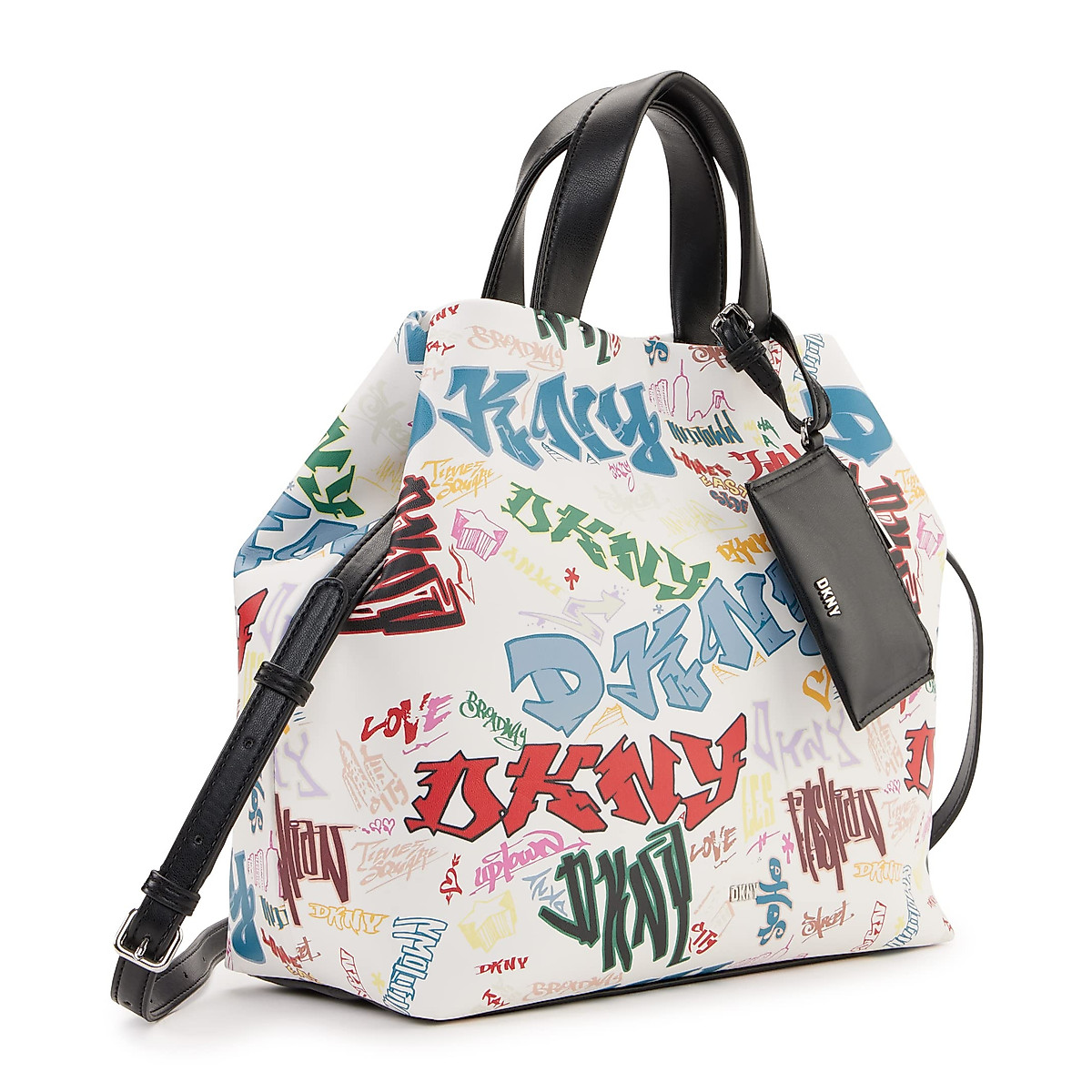 DKNY Tess Large Shopper, White Multi