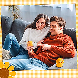 Smosun Chicken Squeeze Toys: 2PCS Funny Stress Relief Squishy Toys with Pop Out Eyes - Sensory Therapy Fidget Toys for Kids and Adults with Autism & ADHD