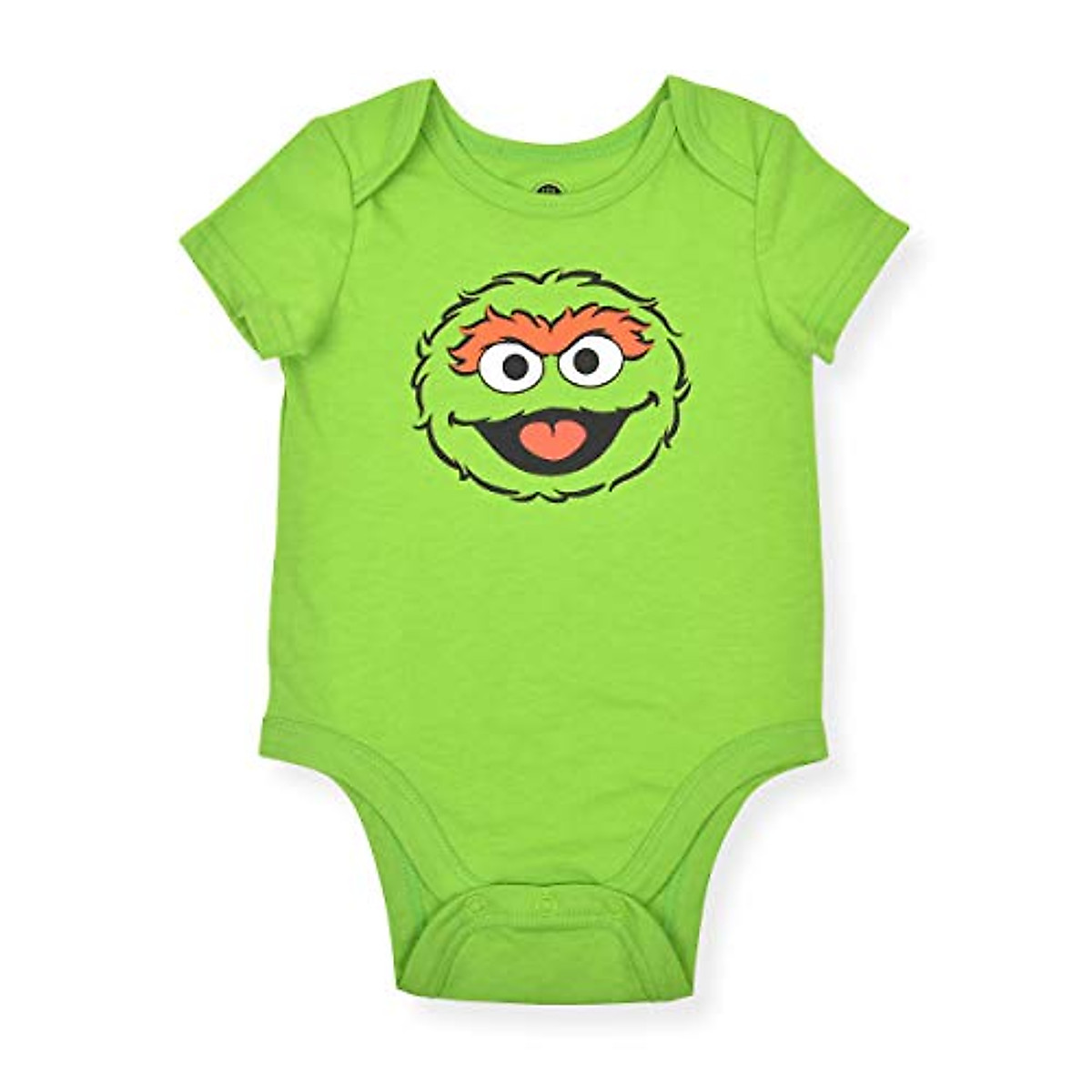 Sesame Street Baby Boys 5 Pack Short Sleeve Bodysuit for Newborn and Infants