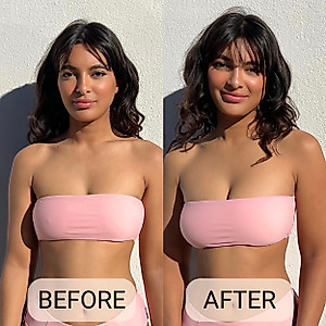 Epiphany LA Women's Strapless Style Push-up Padding Inserts for Swimsuits, Sports Bras, and Clothing (C-Cup (1 Pair))